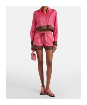 Valentino Garavani Printed Cotton Shorts