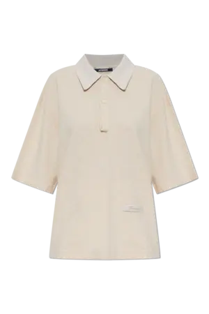 Jacquemus Cotton ‘ruban’ Polo - Beige