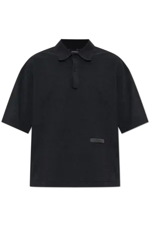 Jacquemus Cotton Polo ‘ruban - Grey
