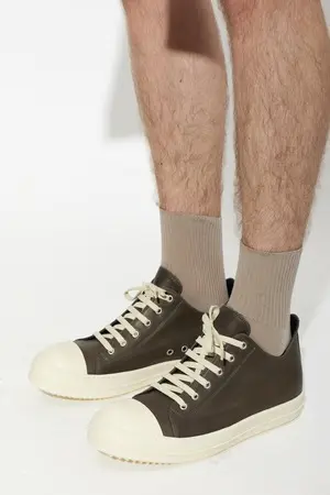 Rick Owens Leather 'low Sneaks' Shoes