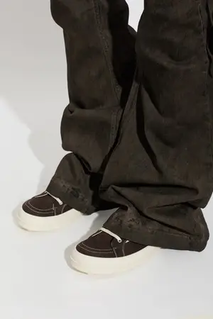 Rick Owens Vintage Sneaks Canvas Low Top Lace Up Sneakers