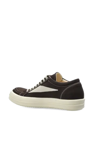 Rick Owens Vintage Sneaks Canvas Low Top Lace Up Sneakers