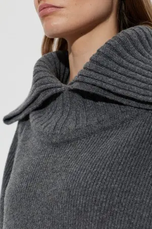 Victoria Beckham Sweater With A Wide Collar