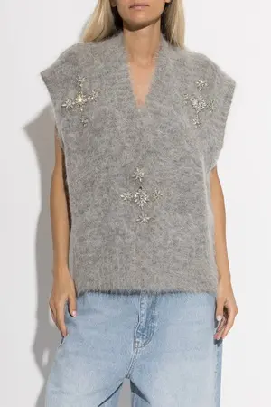 Munthe Vurulia’ Vest With Sewn-in Embellishments