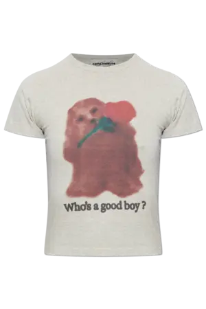 CARNE BOLLENTE T-shirt With A Colourful Print - Grey