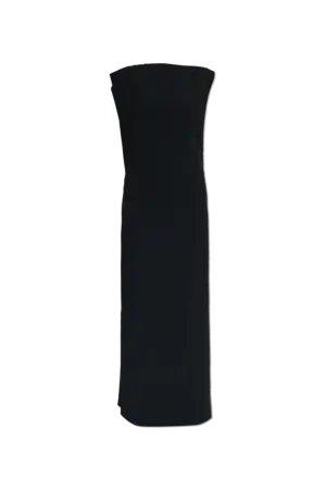 Jacquemus Long Drap Gown - Black