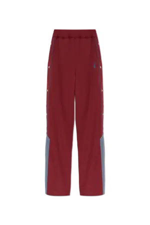 Off-White Paneled Sweatpants With Side Snaps