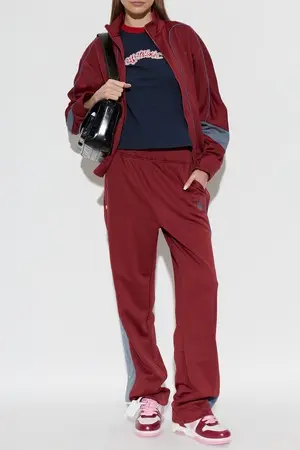 Off-White Paneled Sweatpants With Side Snaps
