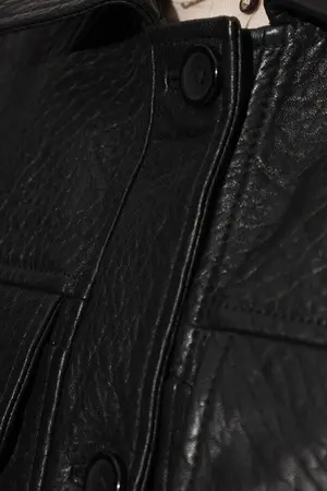 Munthe Leather Jacket ‘vineth’ In Vintage Style