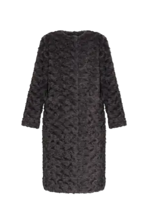 Munthe Vaina' Coat With Pockets - Grey