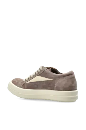 Rick Owens Leather ‘vintage Sneaks’ Shoes - Grey