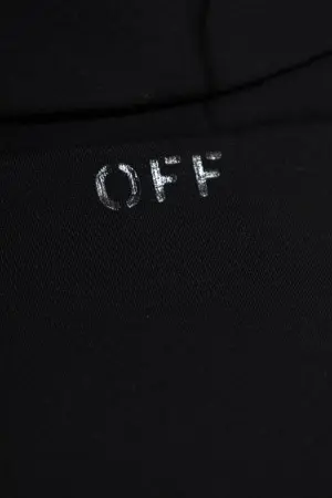 Off-White Dress With Flared Skirt