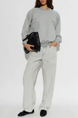 JIL SANDER Cotton Sweatshirt With A Crew Neck