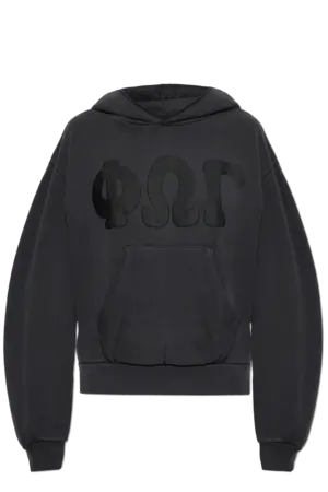 Fear Of God Cotton Hoodie With Greek Letter Graphic