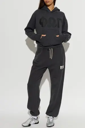 Fear Of God Cotton Hoodie With Greek Letter Graphic
