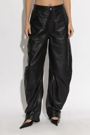 ROTATE BY BIRGER CHRISTENSEN Leather Trousers