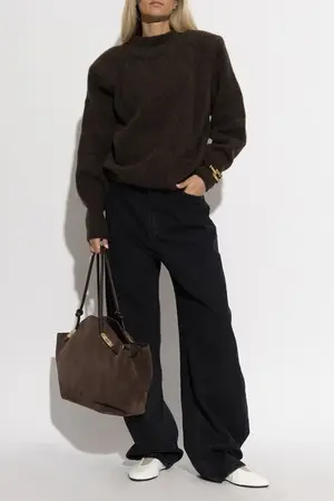 ROTATE BY BIRGER CHRISTENSEN Sweater With Shoulder Pads