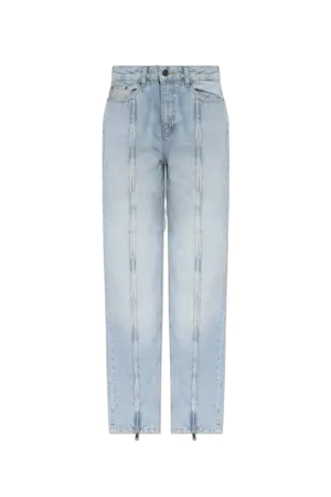 ROTATE BY BIRGER CHRISTENSEN Bootcut Jeans With Zippers - Blue