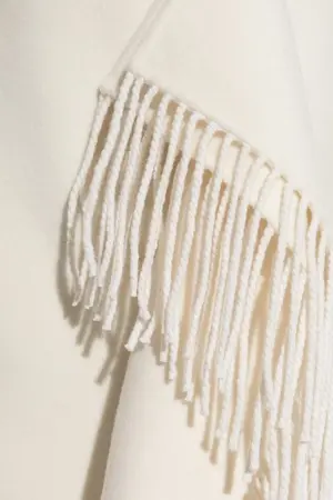 RÓHE Wool Skirt With Fringes