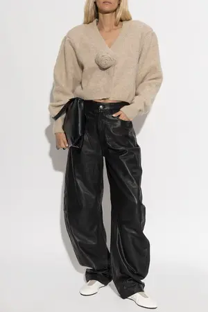ROTATE BY BIRGER CHRISTENSEN Cardigan With Applique