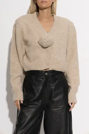 ROTATE BY BIRGER CHRISTENSEN Cardigan With Applique