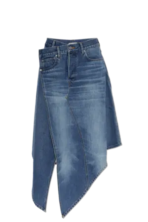 JW Anderson Asymmetrical Denim Skirt