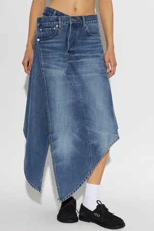 JW Anderson Asymmetrical Denim Skirt
