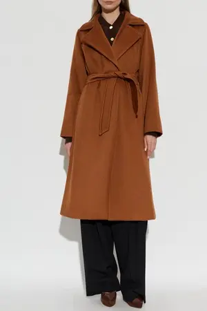 Max Mara Manuela' Wool Coat - Brown