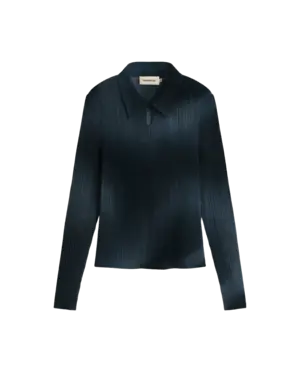 THINKING MU Whisper Agostina Pleated Top
