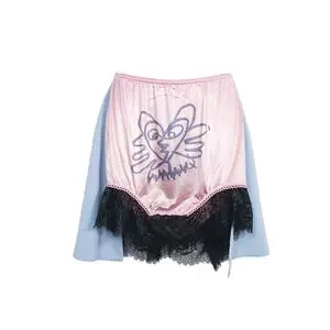 ACID CAT Acid Kitty Sparkle Lace Mini Skirt - Pink
