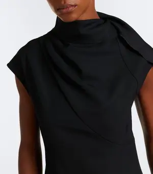 Proenza Schouler Asymmetrical Draped Midi Dress