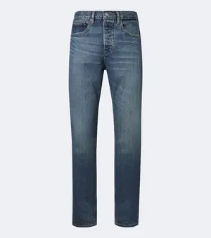 FRAME Faded Straight Jeans