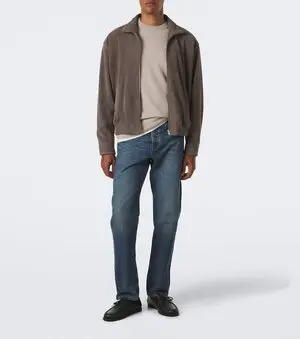 FRAME Faded Straight Jeans