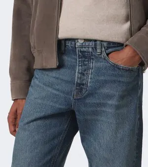 FRAME Faded Straight Jeans