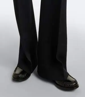 Acne Studios Wool Straight Leg Trousers