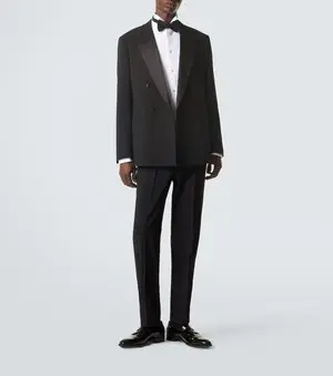 Giorgio Armani Virgin Wool Tuxedo Pants