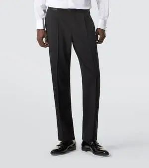 Giorgio Armani Virgin Wool Tuxedo Pants