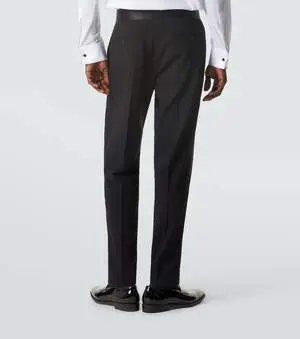 Giorgio Armani Virgin Wool Tuxedo Pants