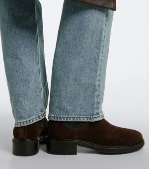 AeydĒ Jack Suede Chelsea Boots