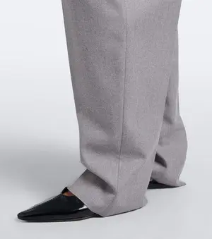 Bottega Veneta Pleated Wool Wide-leg Trousers