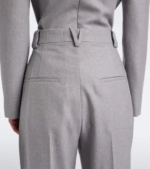 Bottega Veneta Pleated Wool Wide-leg Trousers