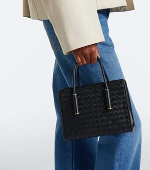 Bottega Veneta Barbara Small Intrecciato Top-handle Bag