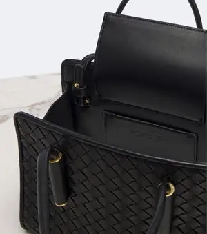 Bottega Veneta Barbara Small Intrecciato Top-handle Bag