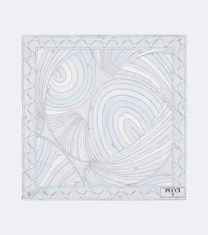 Emilio Pucci Iride Silk Twill Scarf