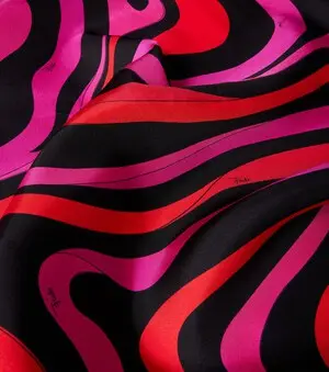 Emilio Pucci Iride Silk Twill Scarf - Multicoloured