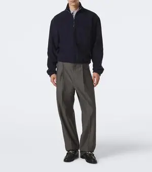 Bottega Veneta Wool Half-zip Sweater
