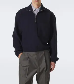 Bottega Veneta Wool Half-zip Sweater