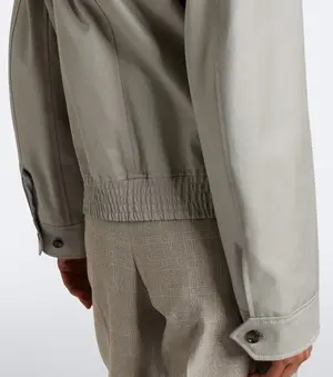 Bottega Veneta Intrecciato Cotton Blouson Jacket