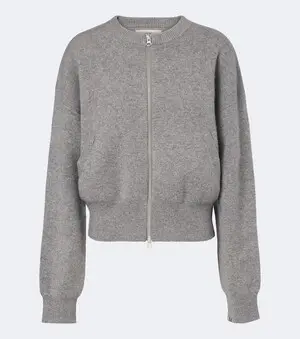Extreme Cashmere N°478 Xtra Fun Cashmere Zip-up Cardigan - Grey