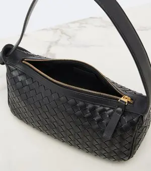 Bottega Veneta Nodo Intrecciato Leather Shoulder Bag